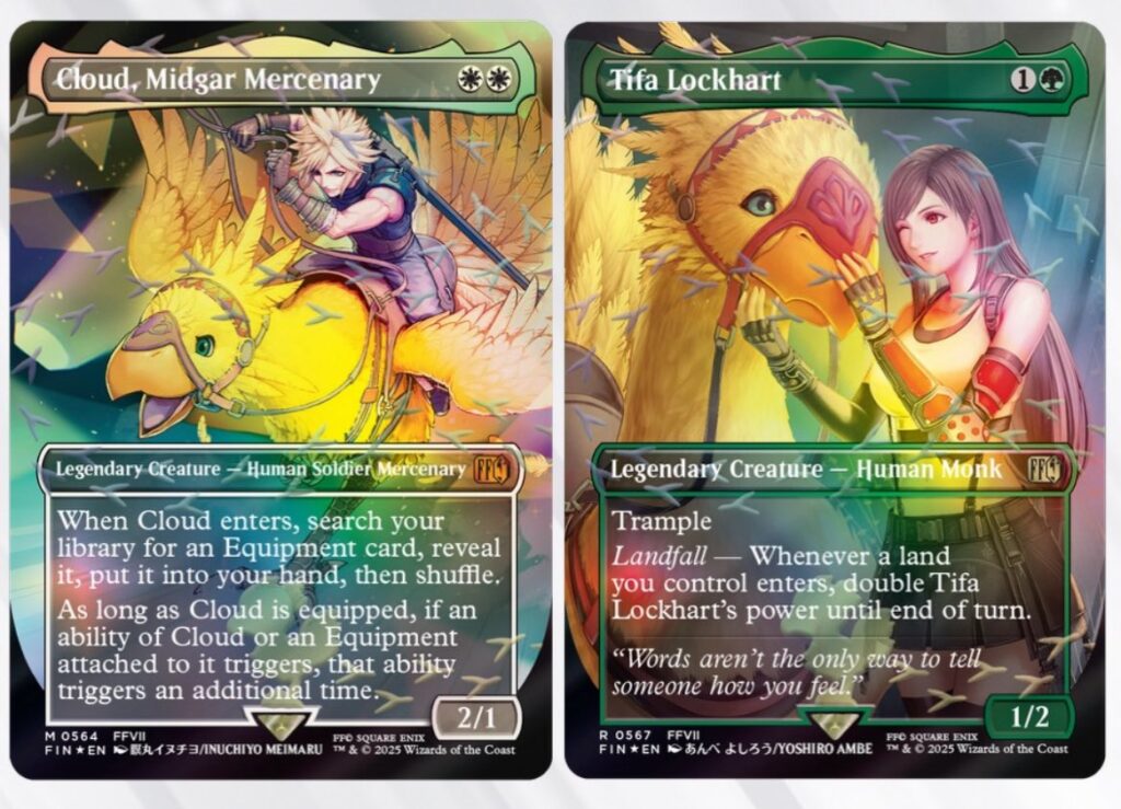 Cloud and Tifa get new cards for Magic the Gathering with Piko and Tifa ...